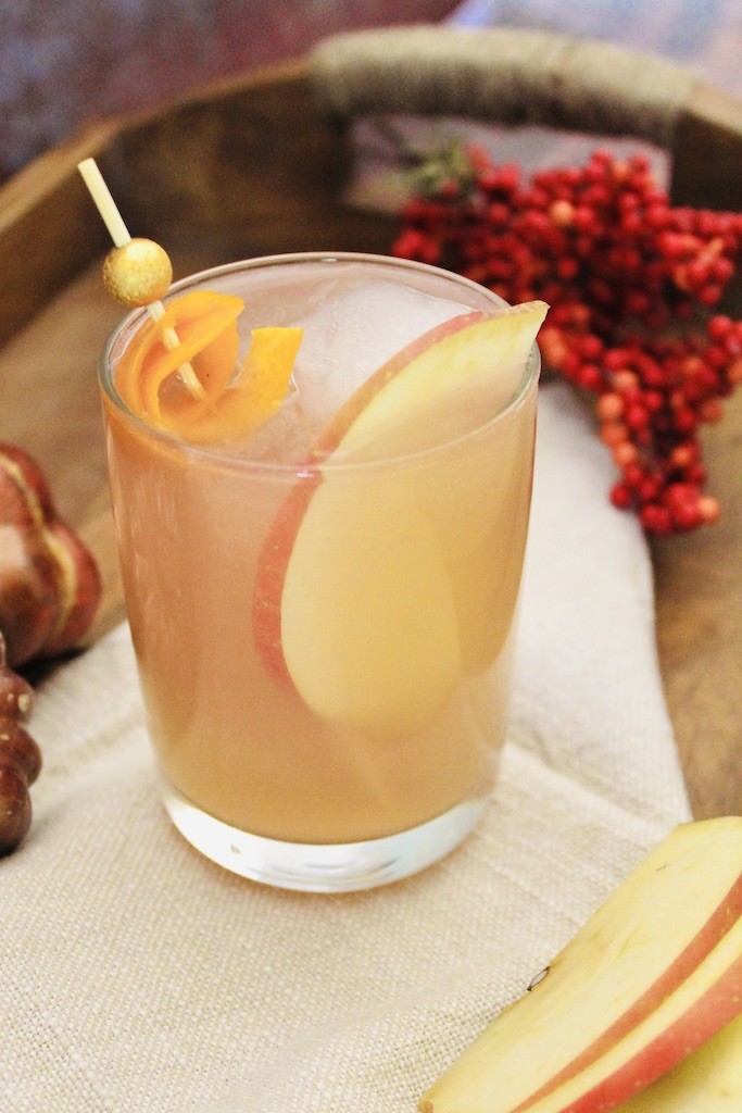 Juicy Apple Bourbon Fall Cocktail | RED WINE DRAGONS