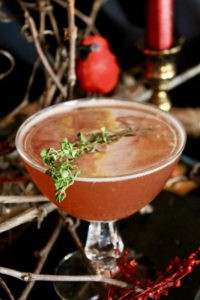 Sleepy Hollow Bourbon Halloween Cocktail | A Horror Movie Cocktail