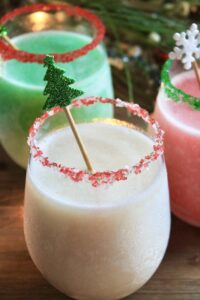 Quick Frosty Snow Coladas | Easy Christmas Rum Drinks!