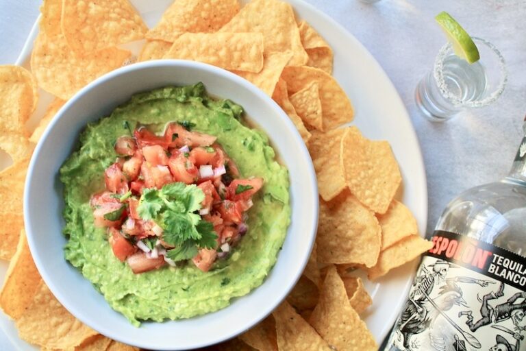 Zippy Guacamole Recipe with Salsa Fresca Pico De Gallo On Top