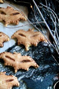 Flying Bat Halloween Pumpkin Pie Pop Tarts | Easy Halloween Party Food!