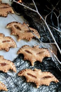 Flying Bat Halloween Pumpkin Pie Pop Tarts | Easy Halloween Party Food!