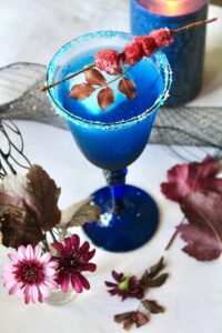 Game Of Thrones Night King Cocktail | A Festive Blue Halloween Drink