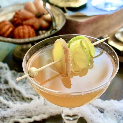 Spooky Haunted Mansion Cocktail | Spiced Halloween Drink with Bourbon