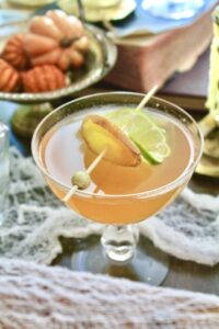 Spooky Haunted Mansion Cocktail | Spiced Halloween Drink with Bourbon
