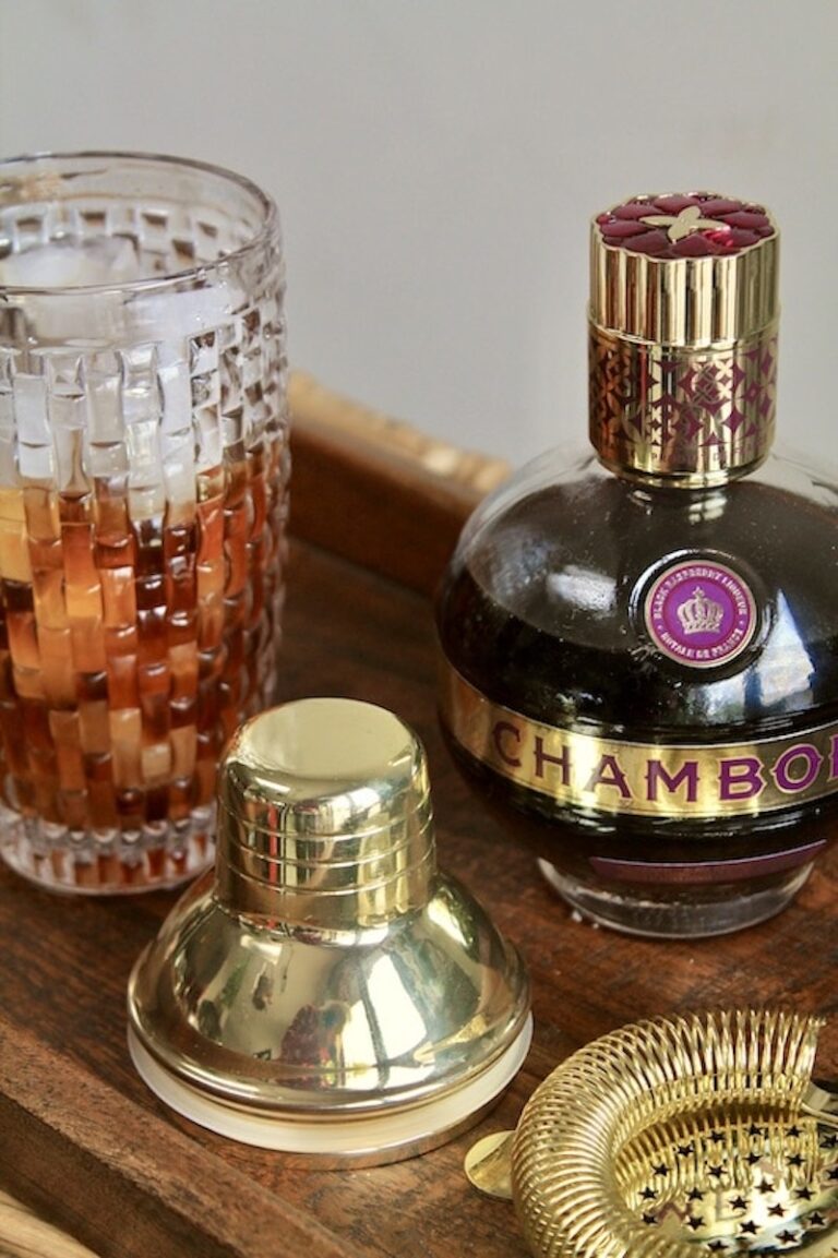 Brown Velvet Vodka Coffee Cocktail On The Rocks