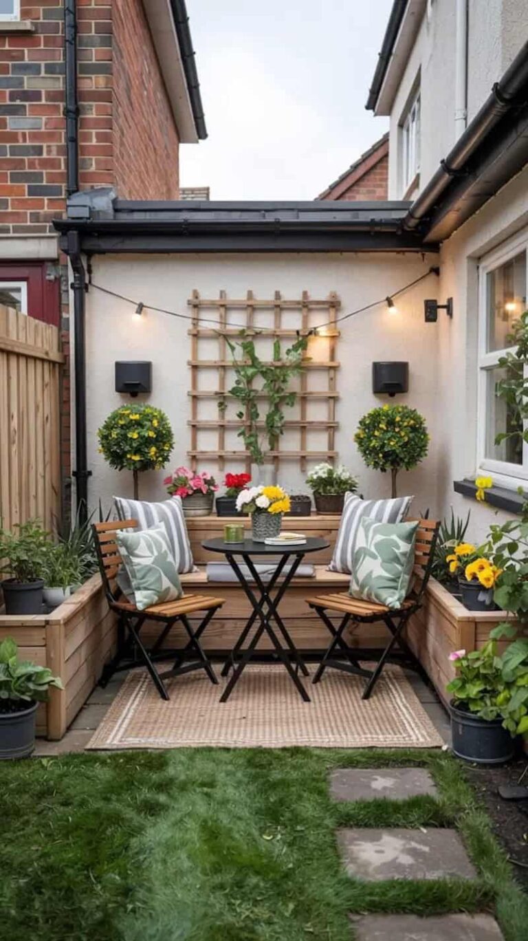 15 Easy Backyard Small Patio Ideas To Style This Summer