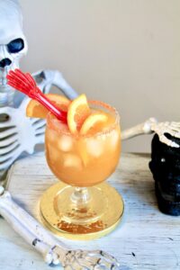 Easy Spiked Skeleton Juice Vodka Halloween Cocktail