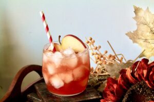 Maple Apple Cranberry Fall Bourbon Cocktail Recipe