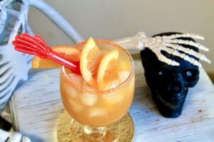 Easy Spiked Skeleton Juice Vodka Halloween Cocktail