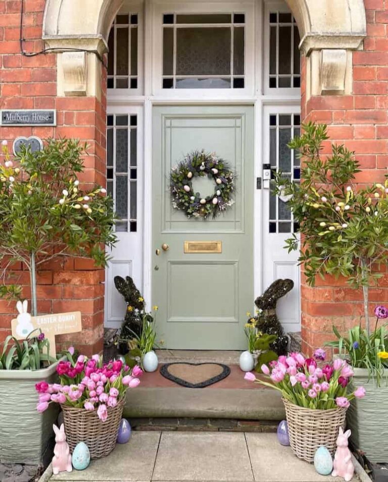 14 DIY Easter Porch Decor Ideas That Will Bring On Spring