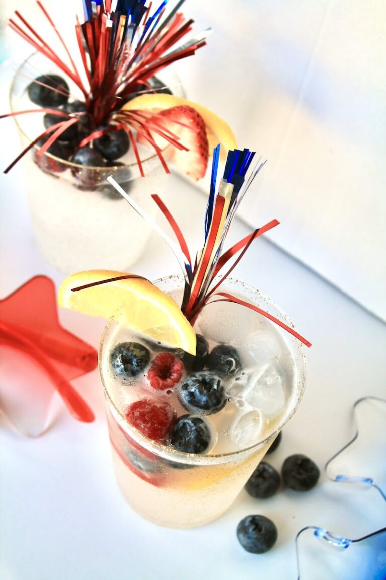 Easy Summer Labor Day Cocktails with Vodka and Fresh Berries