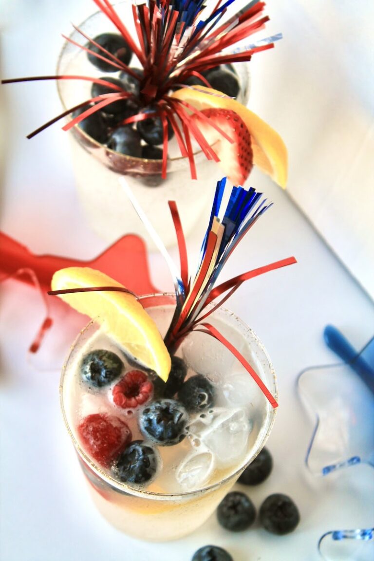 Easy Summer Labor Day Cocktails with Vodka and Fresh Berries